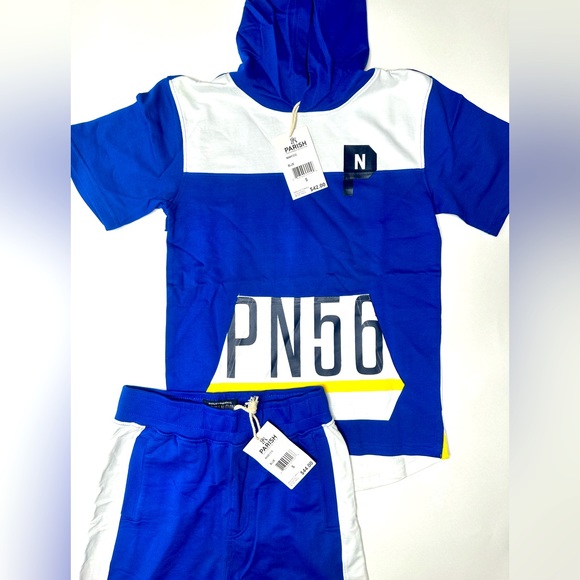 PARISH-NATION | Matching Sets | Kids Parishnation Hoodedshory Sleeved ...